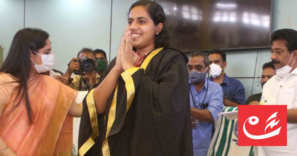 Ras Online - Arya Rajendran, the youngest mayor in India