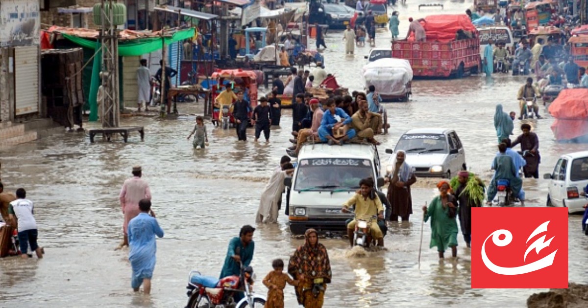 Ras Online - Hundreds displaced by monsoon floods in Punjab, Pakistan
